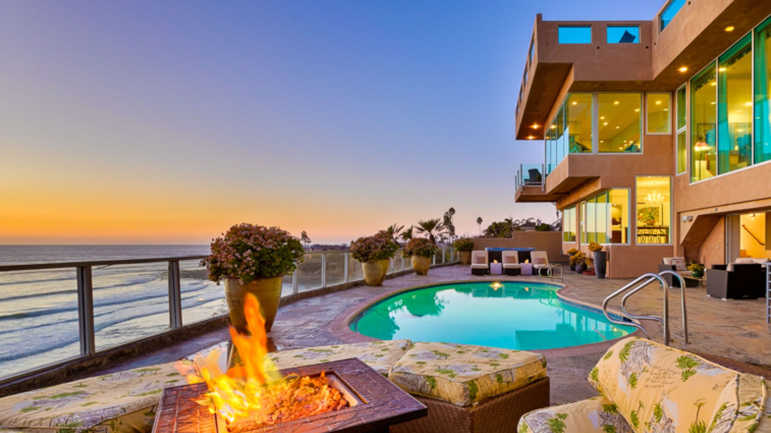Celebrity Oceanfront Escape With Pool And Pickleball - Stunning Luxury Retreat - San Diego, CA